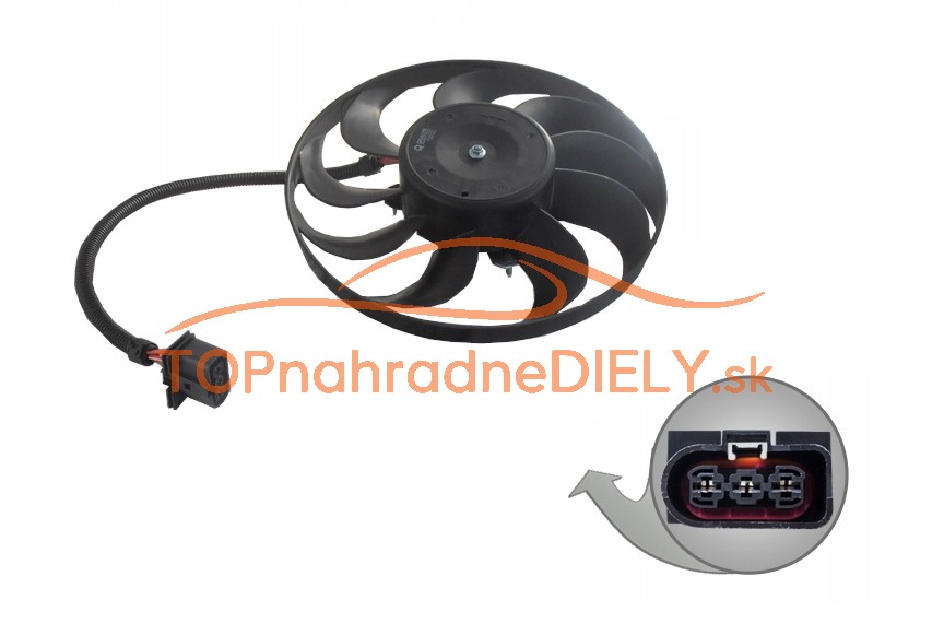 Ventilátor chladiča Audi TT, 1C0959455C