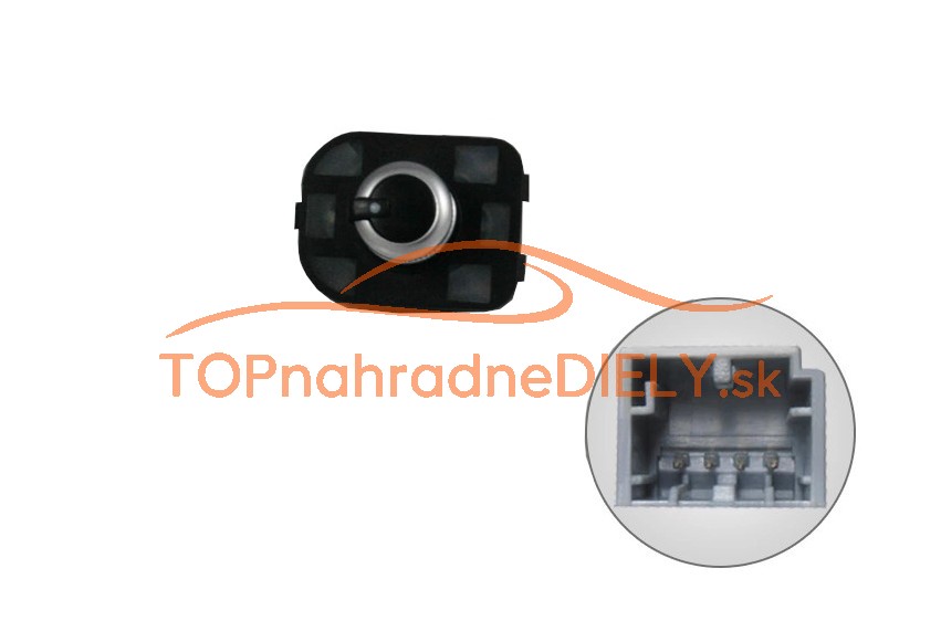 Ovládanie vypínač spätných zrkadiel Audi A8, 4F0959565A