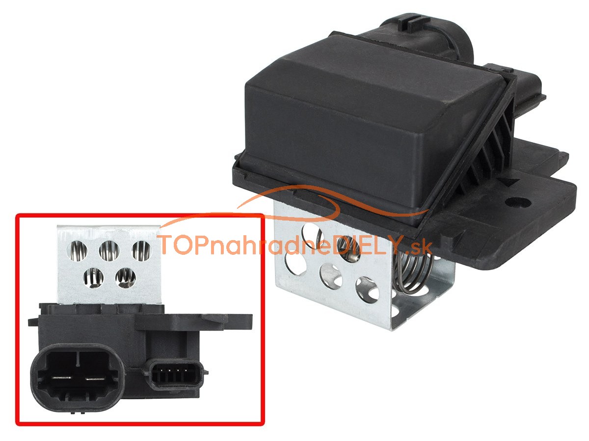 Regulátor, Odpor kúrenia Renault Captur