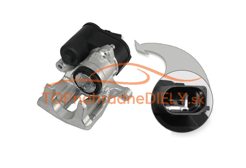 Brzdový strmeň, brzdič VW Tiguan, ľavý 5N0615403