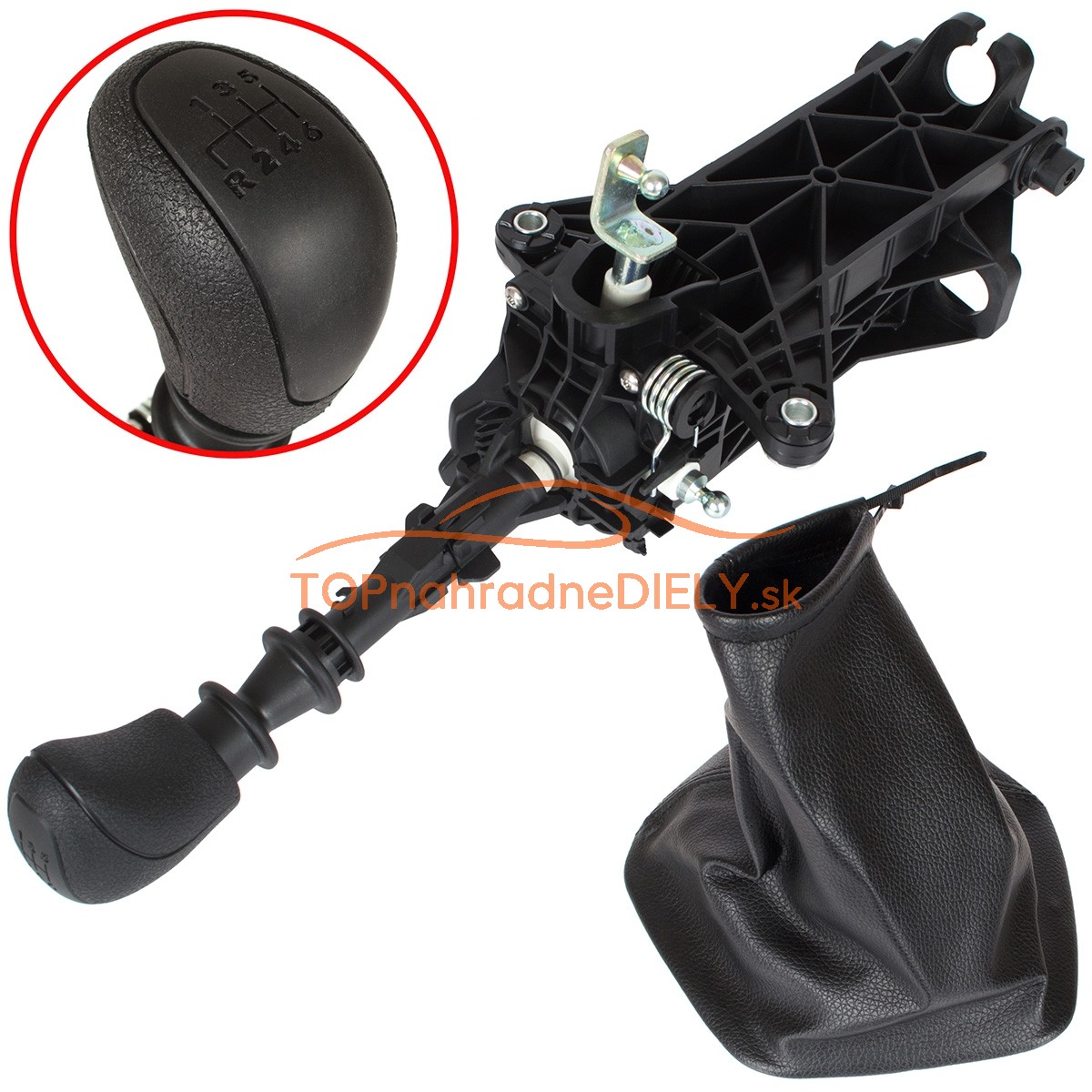 Kompletná kulisa, radiaca páka s manžetou Mercedes Sprinter 906