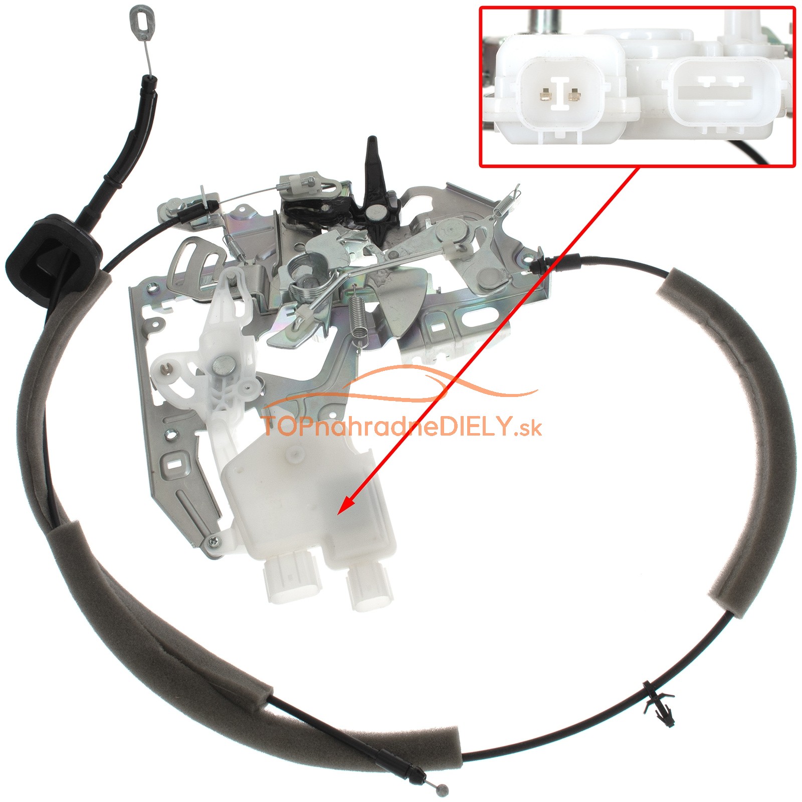 Zámok bočných posuvných dverí pravý, centrál, Renault Master III 826703236R